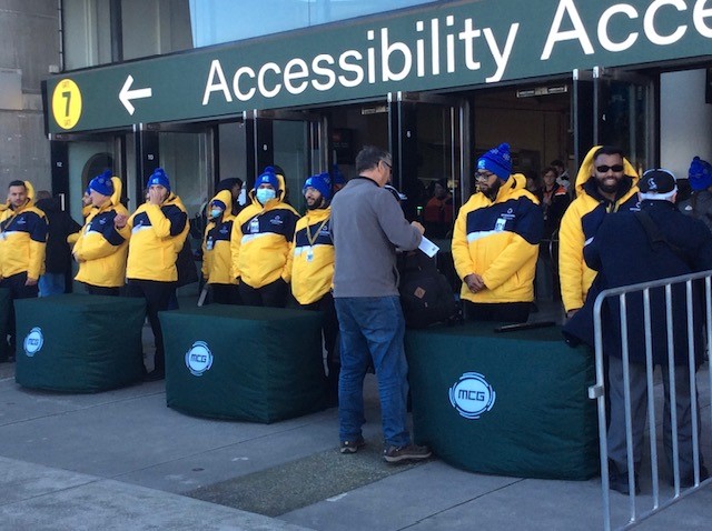Securecorp participates in the Fight MND big freeze event at the MCG