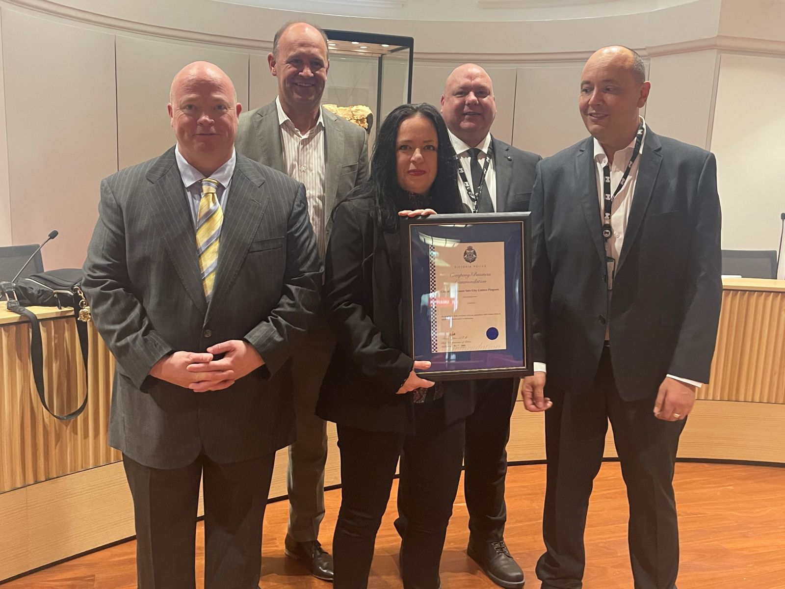 Safe City Camera Program - Securecorp receives award